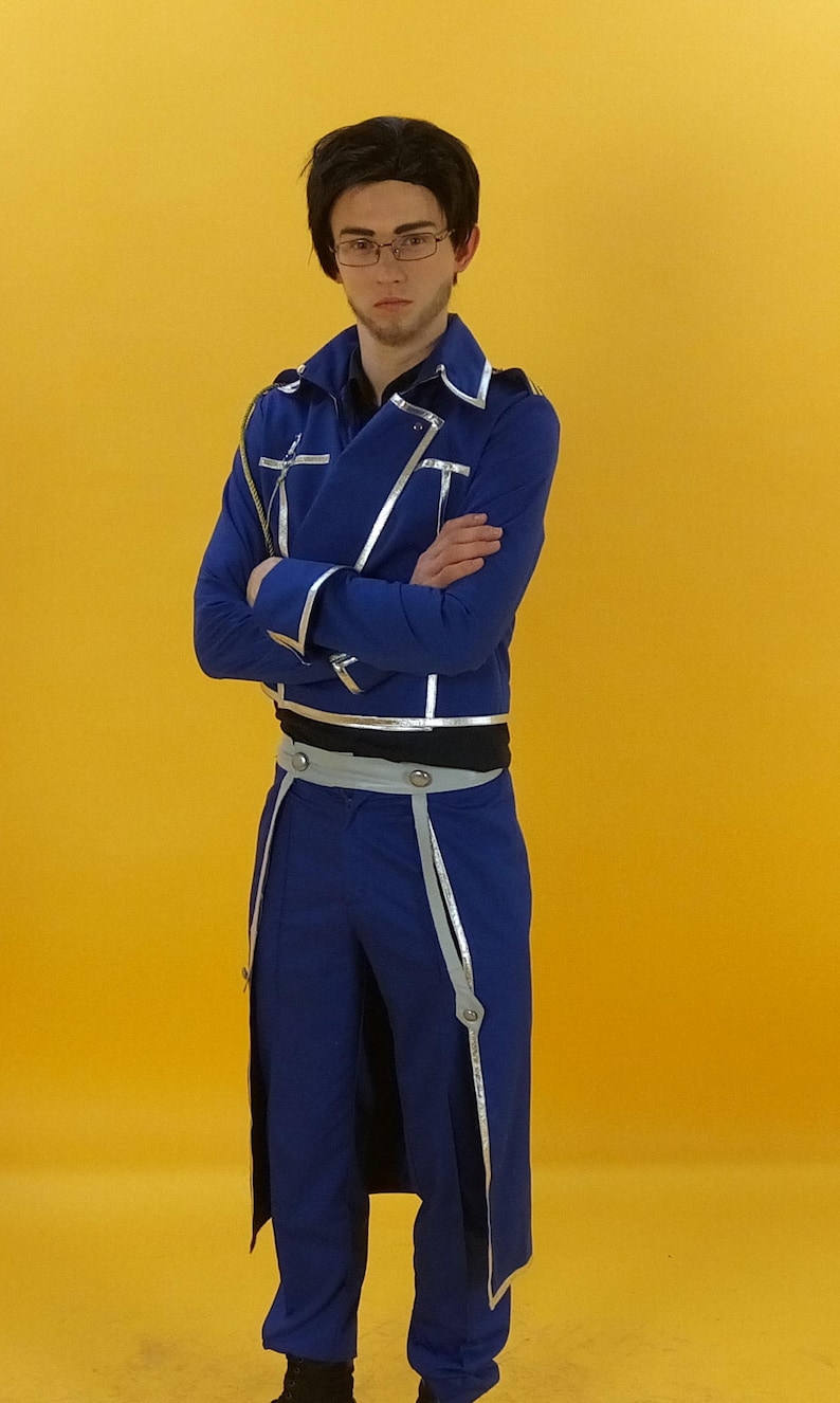 Fullmetal Alchemist Anime Cosplay Uniform Costume Roy Mustang - Etsy ...
