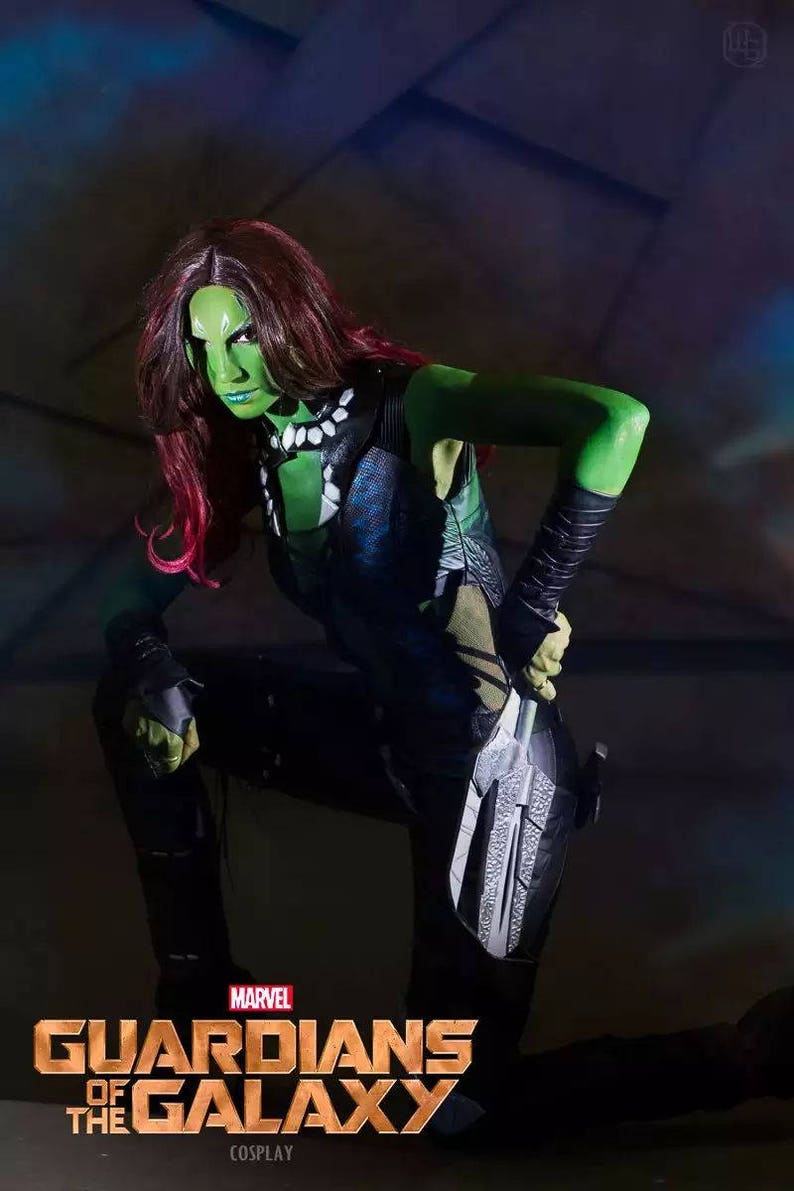 Gamora Cosplay Costume Galaxy Guardians - Etsy