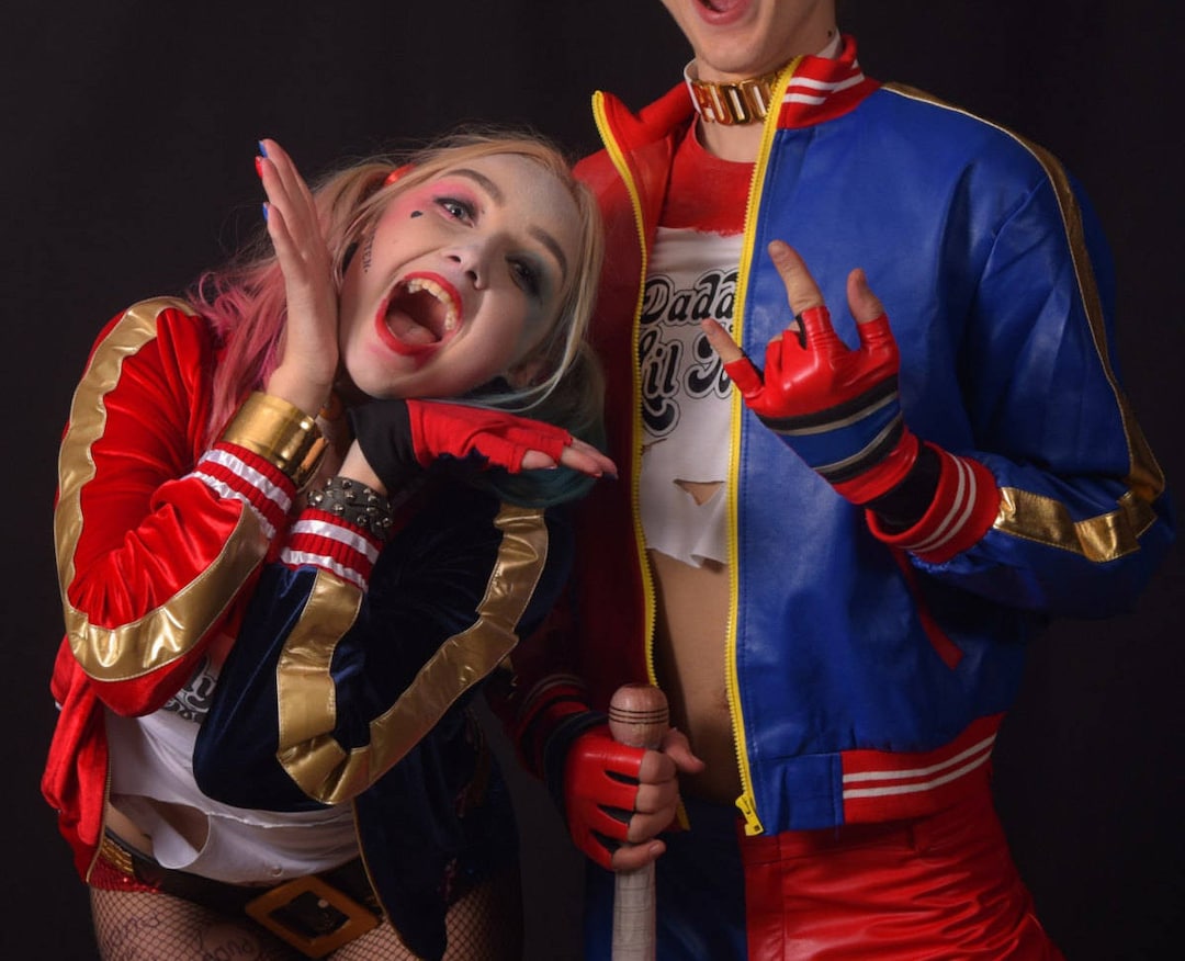 Harley Cosplay Male Female Halloween Costume Holiday Quinn Comicon - Etsy