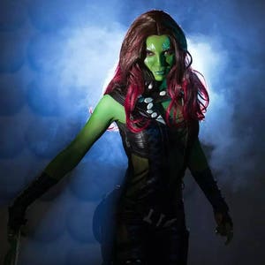 Gamora Cosplay Costume Galaxy Guardians - Etsy