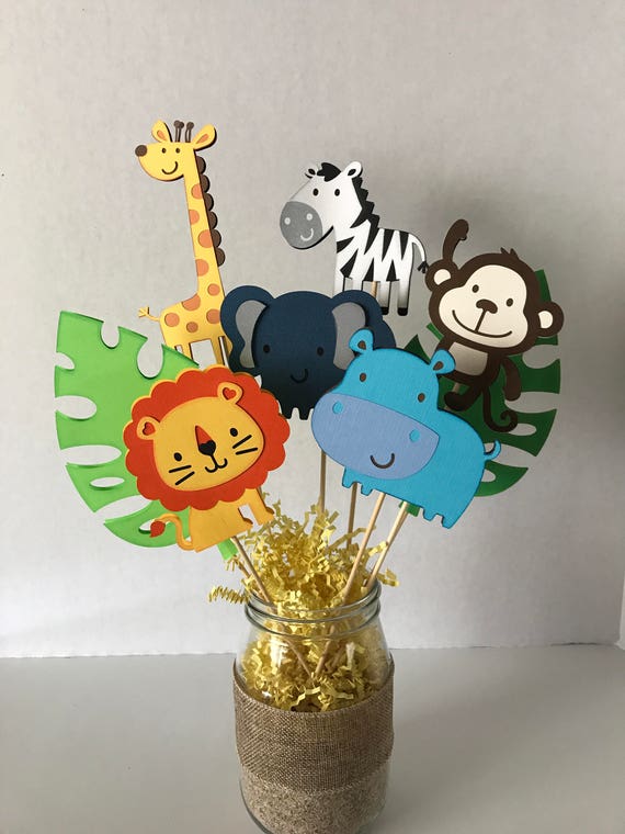 Zoo Animals Centerpiece | Etsy