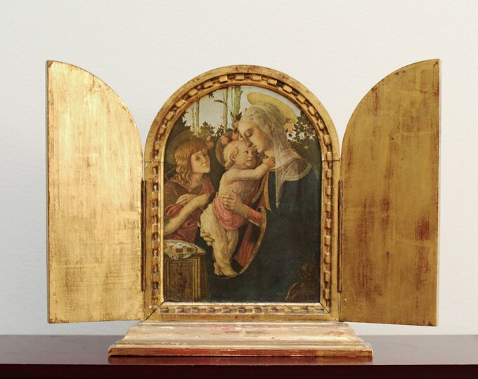 9" 'madonna and Child With St. John the Baptist' by Sandro Botticelli ...