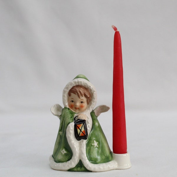 Goebel Green Angel Candle Holder - Etsy