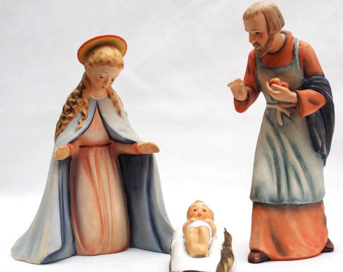 Very Good Hummel Goebel Holy Family Baby Jesus Mary,joseph Figurines ...