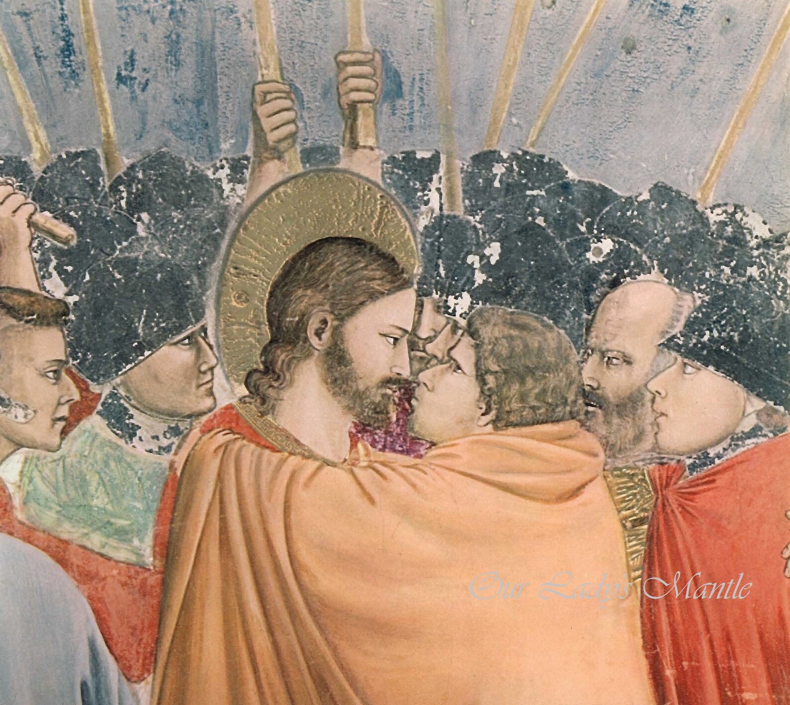 1957 Photogravure Print 'The Kiss of Judas' Giotto | Etsy