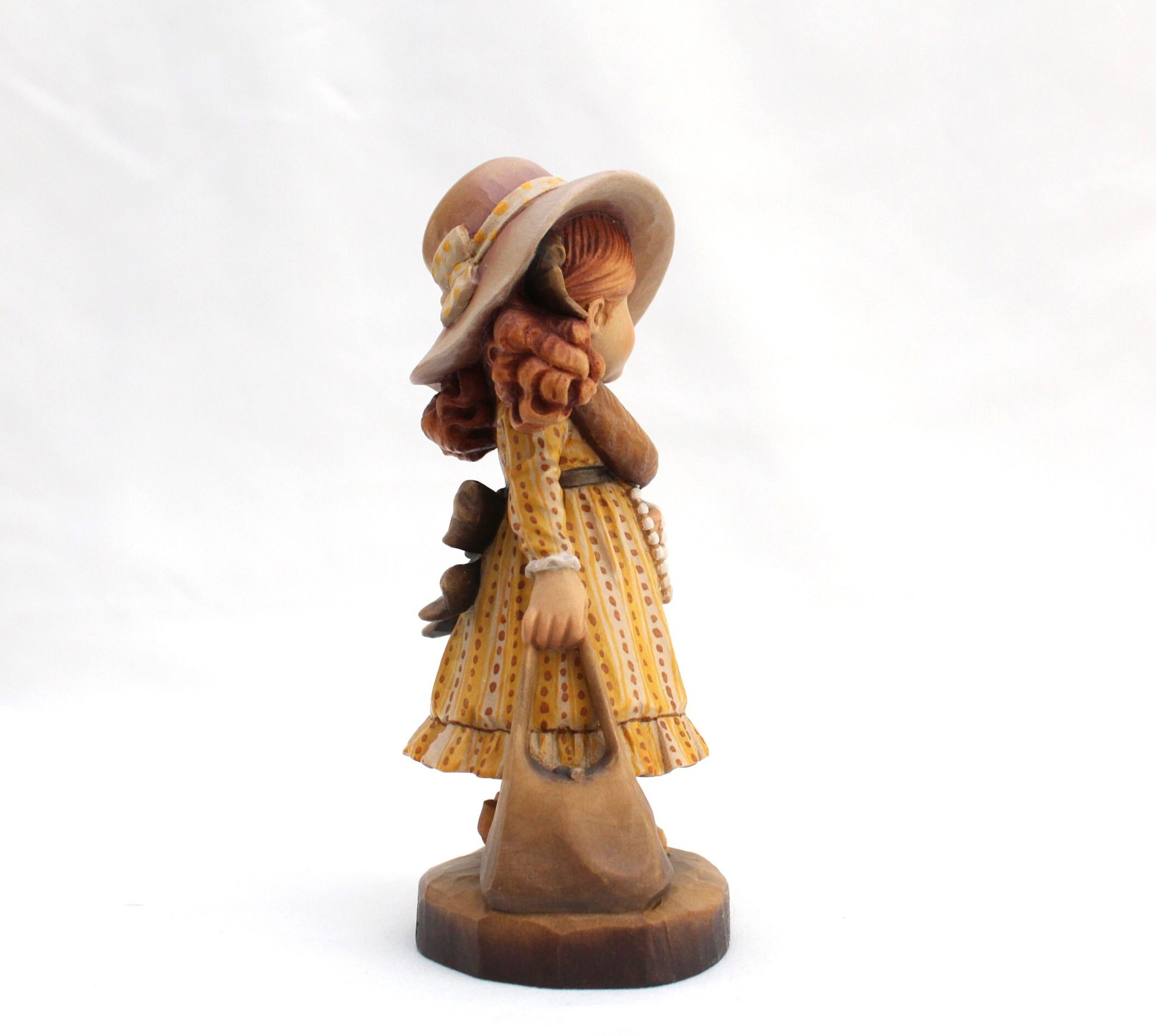 Excellent 6" Scale ANRI Sarah Kay Wood Carving 'dress Up' | Hand Carved ...