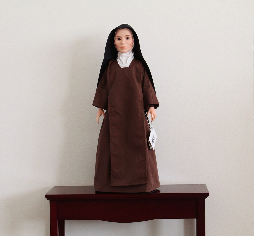 19 Blessings Nun Doll With Stand Discalced Carmelite - Etsy