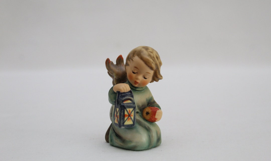 Excellent 2-3/4" Hummel Goebel 'guiding Angel' Sitting Angel With ...