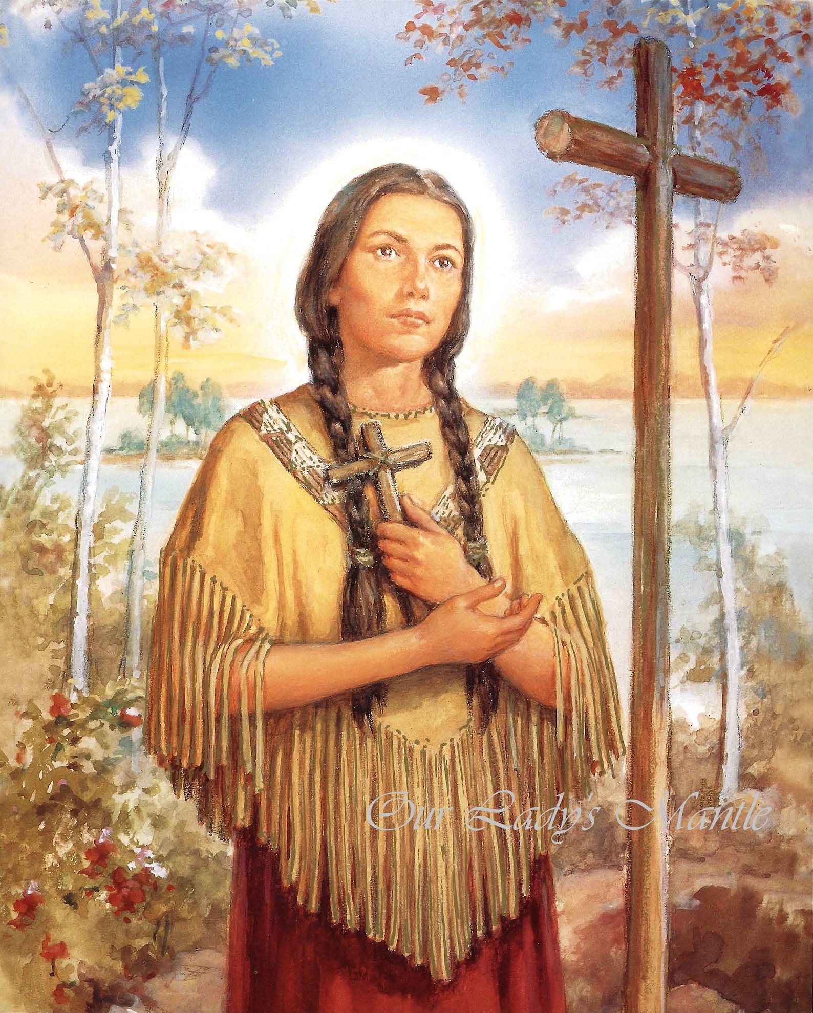 St. Kateri Tekakwitha 8x10 Catholic Picture Print Printed - Etsy