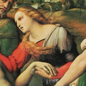 1976 the Entombment of Christ by Raphael Tipped-in Color Print - Etsy
