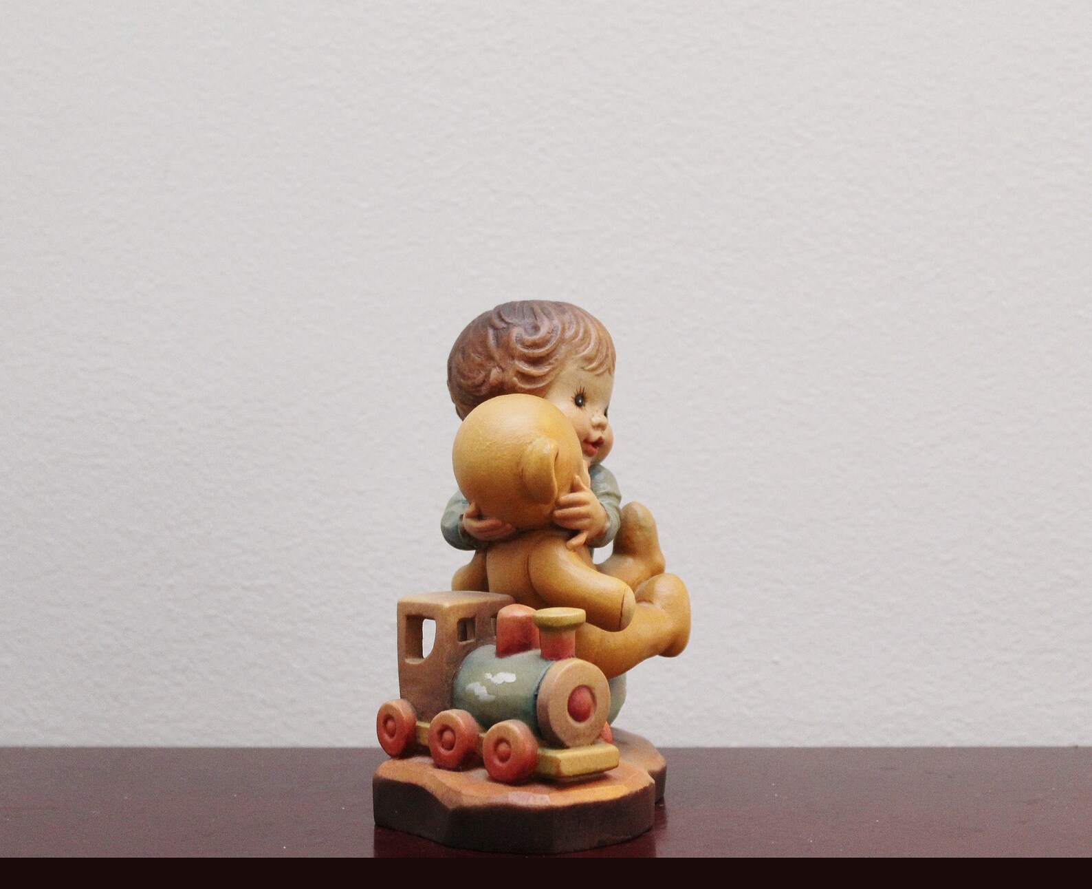 ANRI Sarah Kay 6" Hand Carved Wood 'cuddles' Figurine | Made in Italy ...