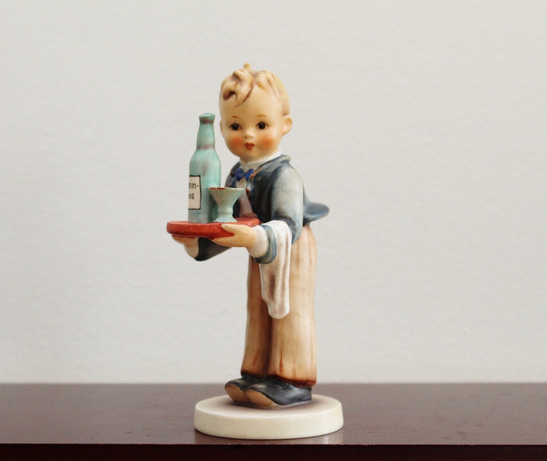 Pleasing 6" Hummel Goebel 'waiter' Figurine (HUM 154/1) | TMK-3 | W ...