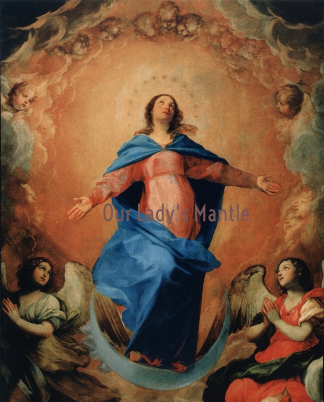 8x10 the Assumption of the Blessed Very Mary Print Picture Art ...