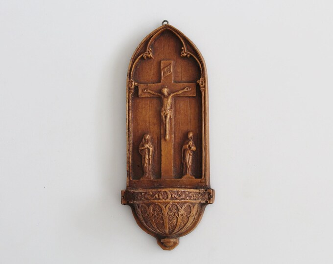 The Crucified Christ With Mary and John at the Foot of the Cross Syroco ...