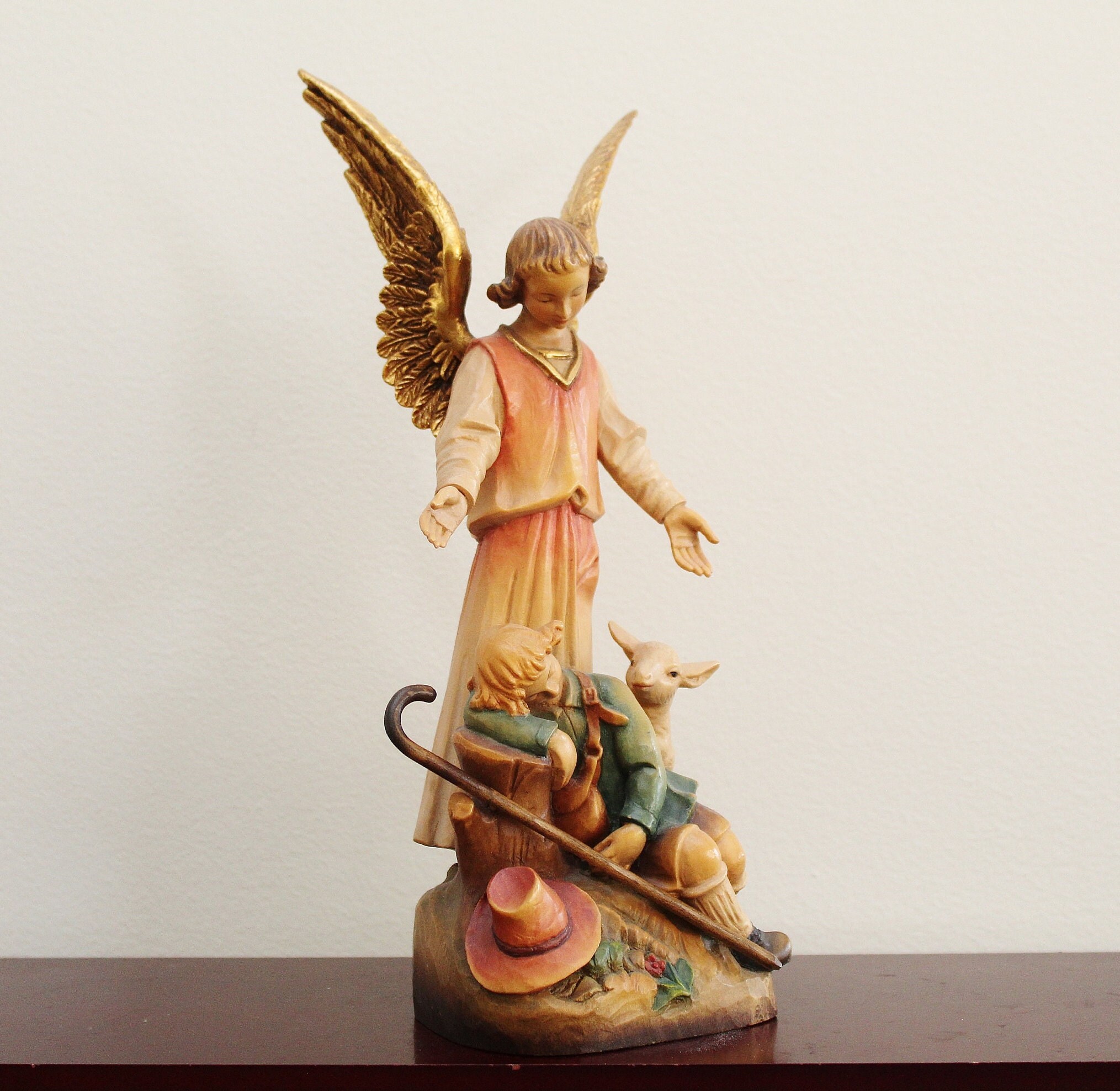 Excellent 12 ANRI Bachlechner Guardian Angel Watching - Etsy