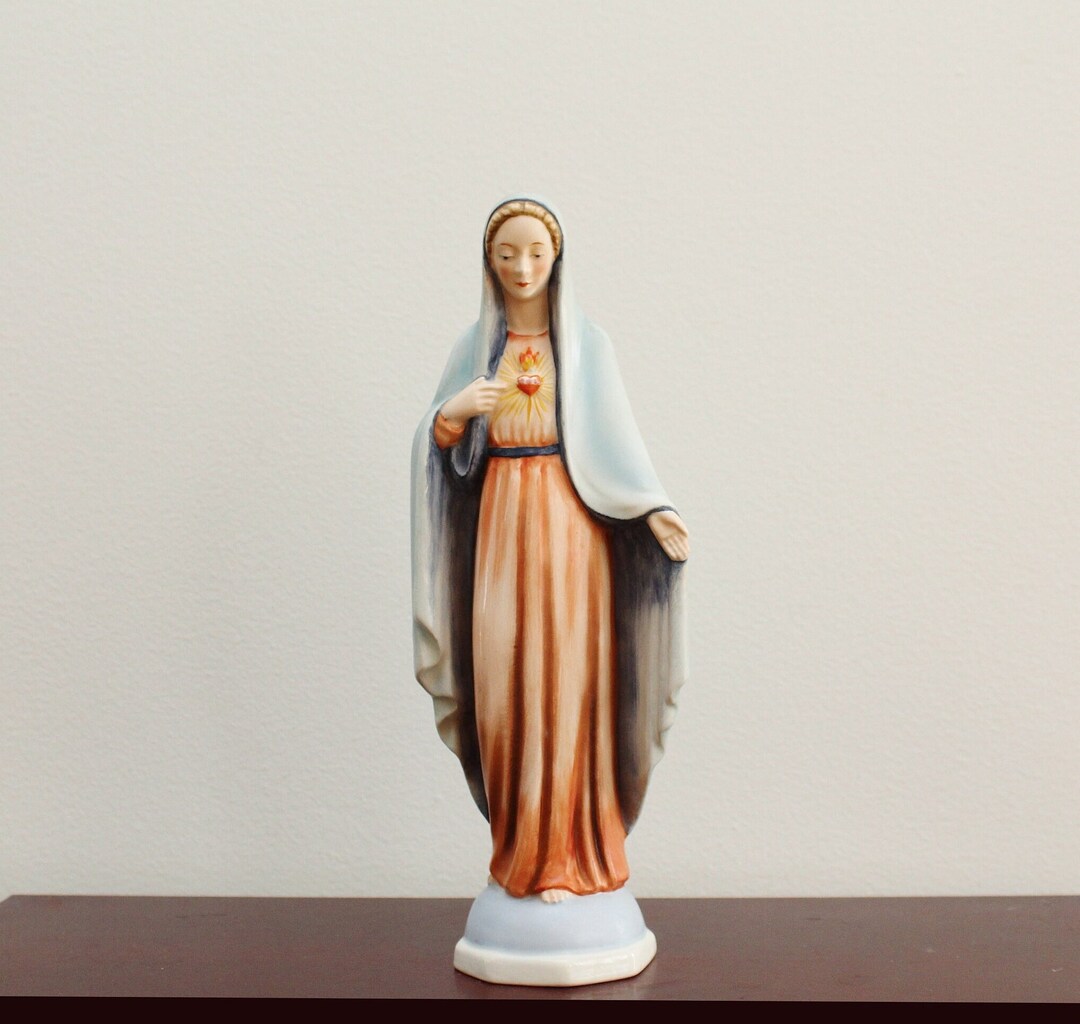 Rare Early Goebel SACRART 11 Our Lady of the Immaculate Heart Porcelain ...