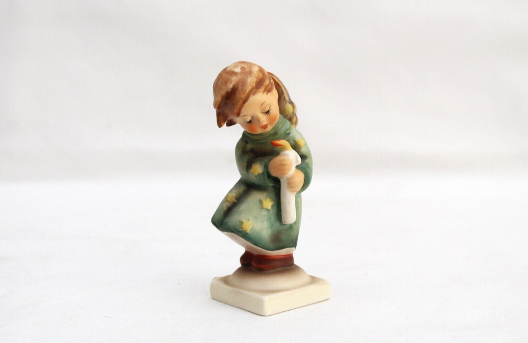 Excellent 4" Hummel Goebel Green 'heavenly Angel' Figurine | (HUM 21/0 ...