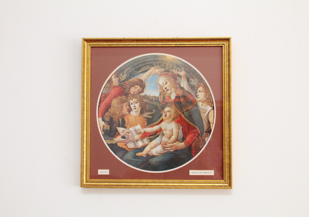 14-1/4" Sandro Botticelli's Madonna of the Magnificat Art Print in ...