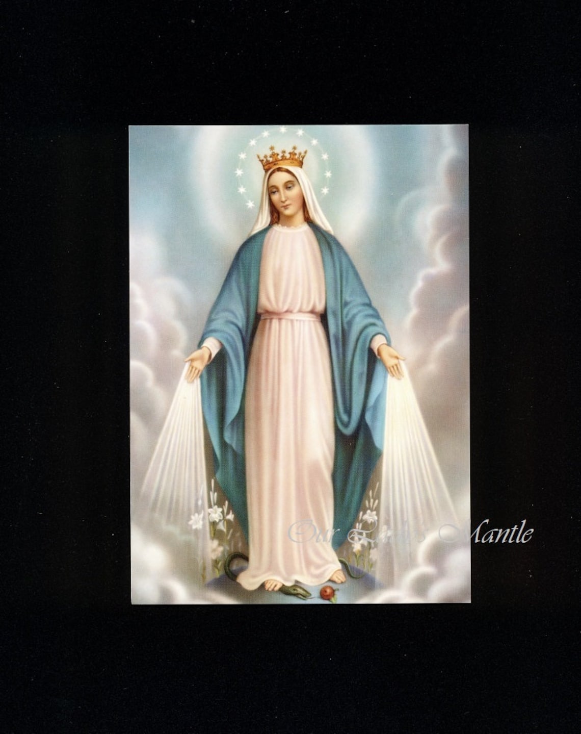 Our Lady of Grace Large Catholic Holy Card Postcard Picture - Etsy