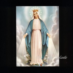 Our Lady of Grace Large Catholic Holy Card Postcard Picture - Etsy