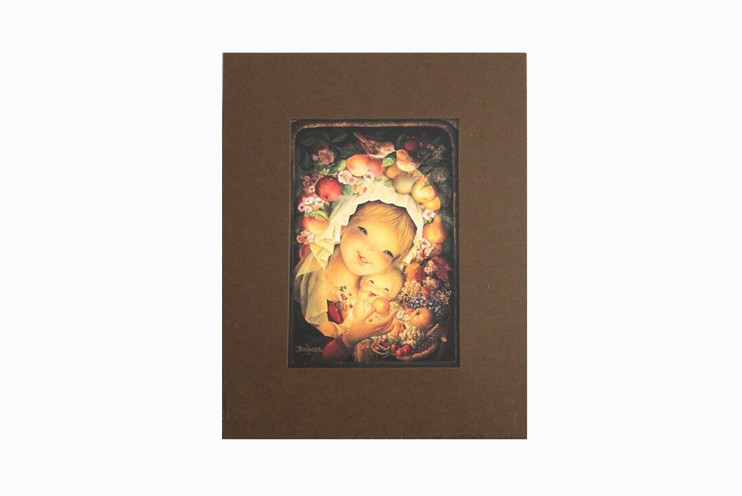 Juan Ferrandiz' 14 Matted Fine Print Picture Lithograph 'orchard Mother ...