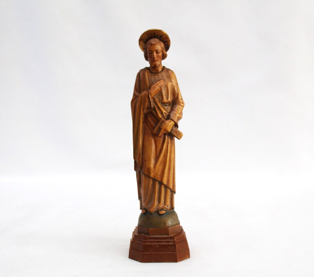 Excellent 8 Saint Joseph the Worker San Jose Labrador Hand Carved Wood ...