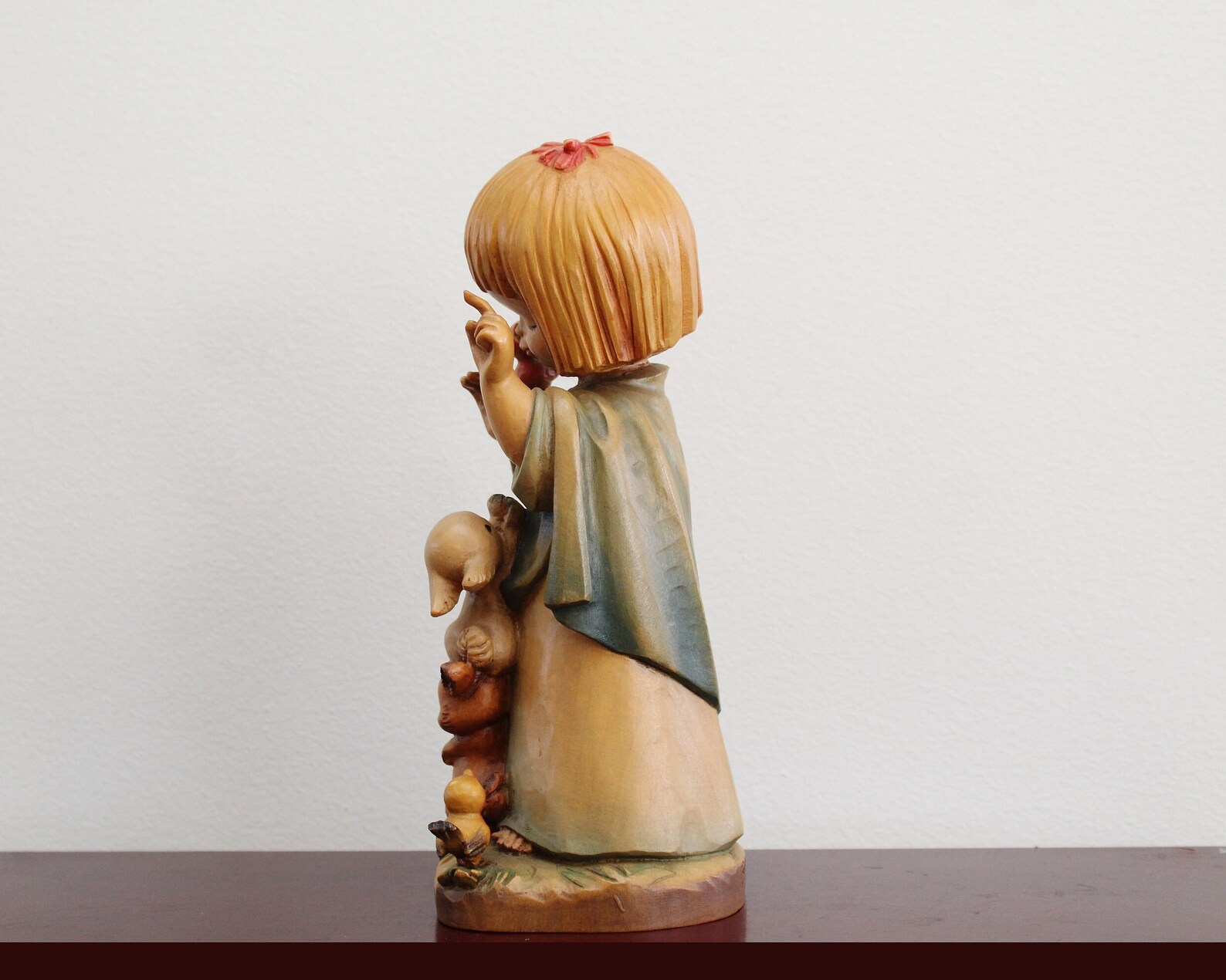 Very Nice 10" ANRI Juan Ferrandiz Hand Carved Wood 'talking to the ...