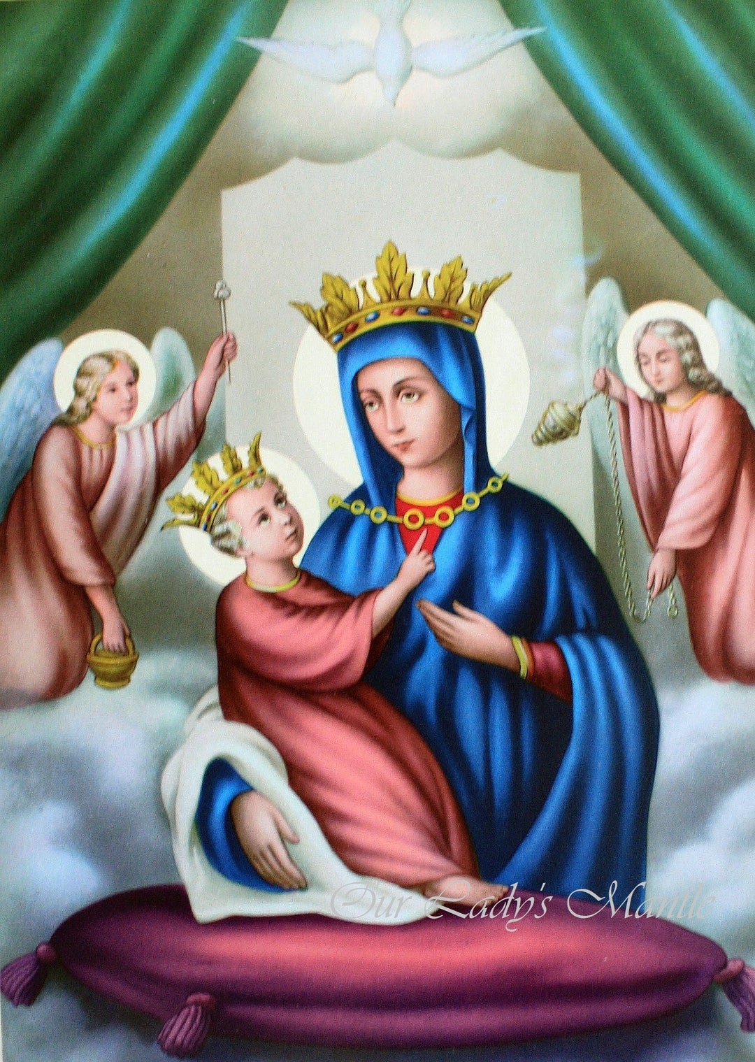 Our Lady of Divine Love 7 1/2 X 10 1/4 Catholic Picture Print Art for ...