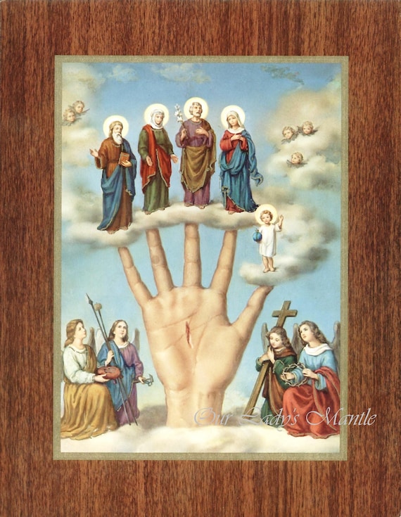 All Powerful Hands LA MANO PODEROSA 7 X 9 - Etsy