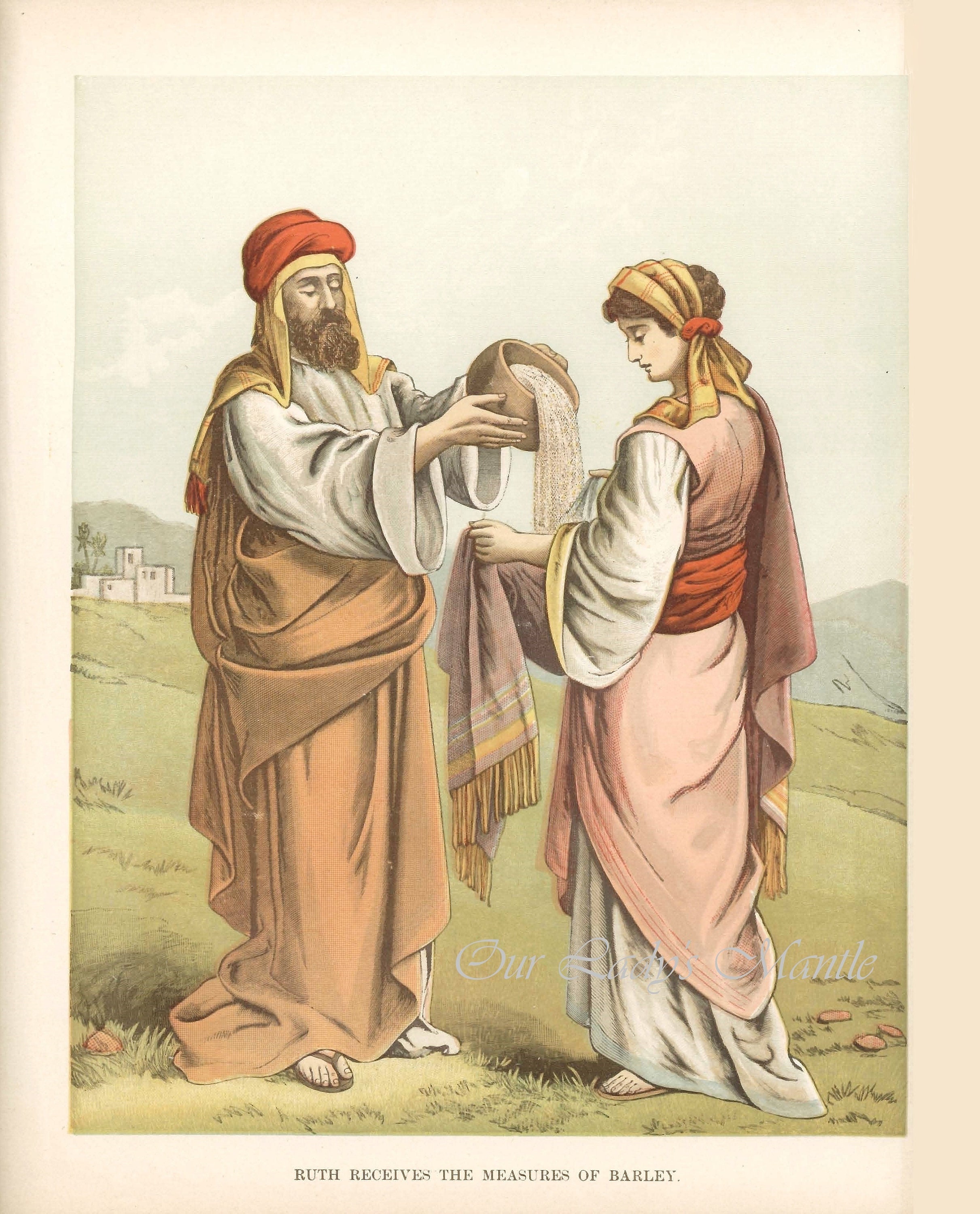 Ruth Bible Painting