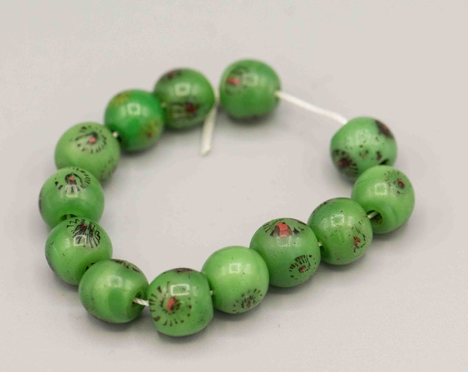 Peking Glass Dragon Eye Beads 13 Beads 9mm SKU-TB-416 - Etsy