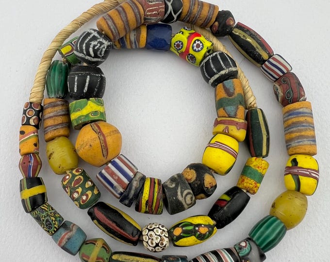 Venetian Mixed Trade Beads. Quality Mix of Vintage African Trade Beads ...