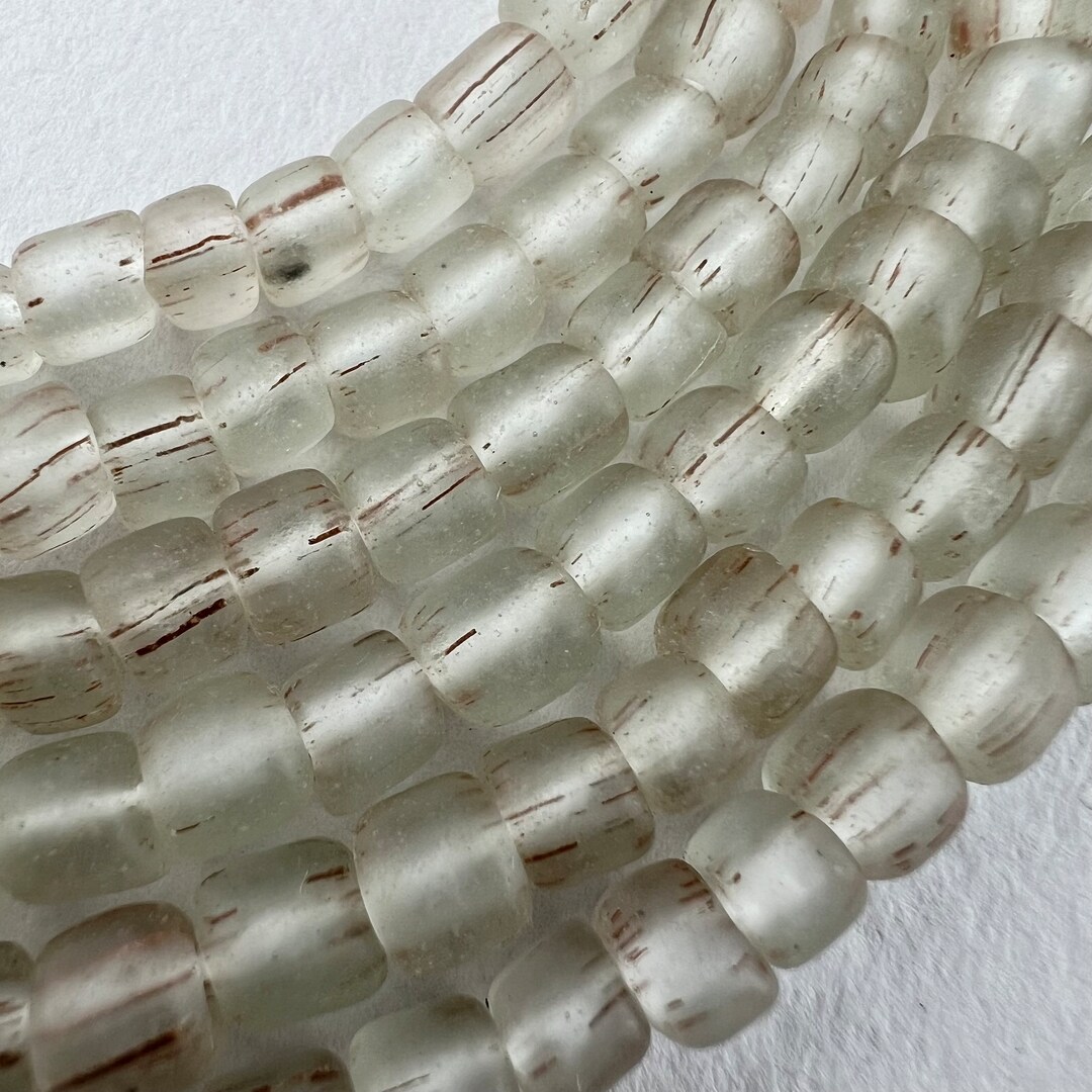 Indo-pacific Gooseberry Java Beads. Handmade Matte Very Pale Almost ...