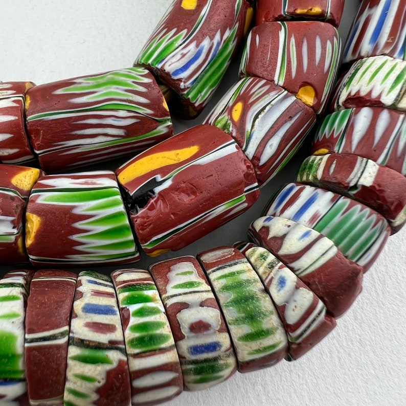 98 Antique Venetian Trade Beads. 35” of African Trade Beads. TB-3601 - Etsy