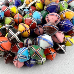 36 King Beads. Java Beads. Small Mixed Trade Beads. TBW-279 - Etsy