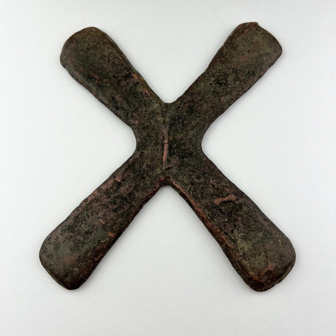 Antique African Katanga Copper Cross. 1900’s Congo African Currency ...