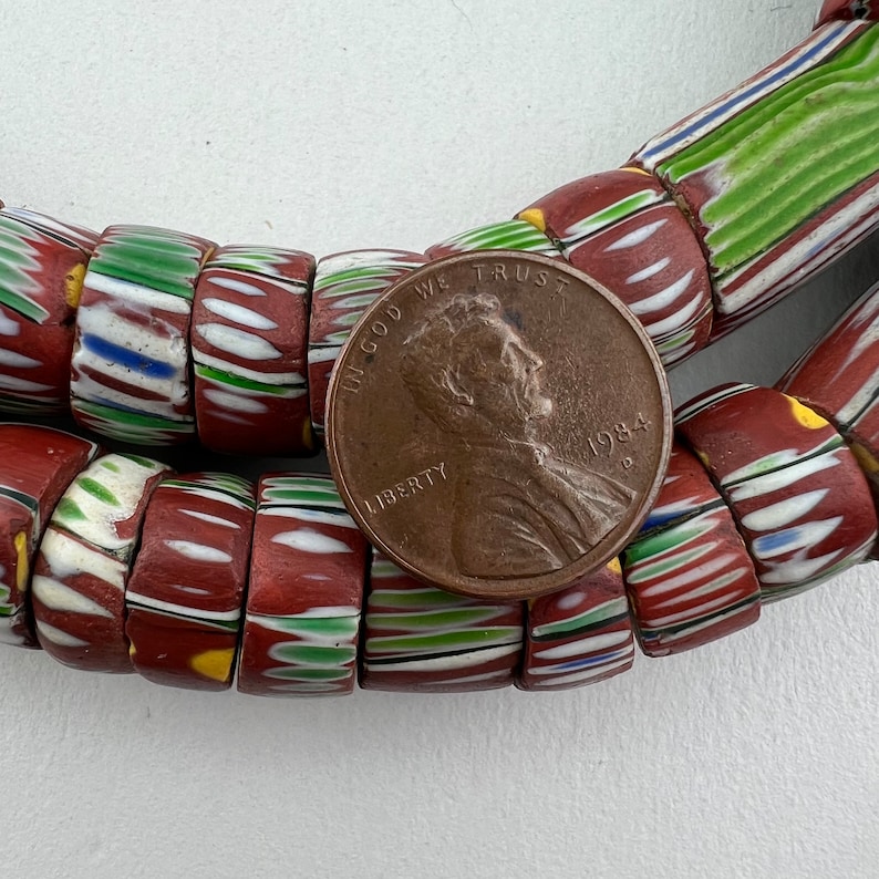 98 Antique Venetian Trade Beads. 35” of African Trade Beads. TB-3601 - Etsy