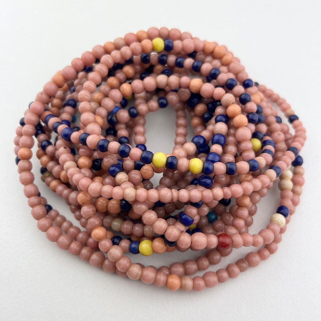 6 Strands Old Bohemian Glass Trade Beads. TB-3518 - Etsy