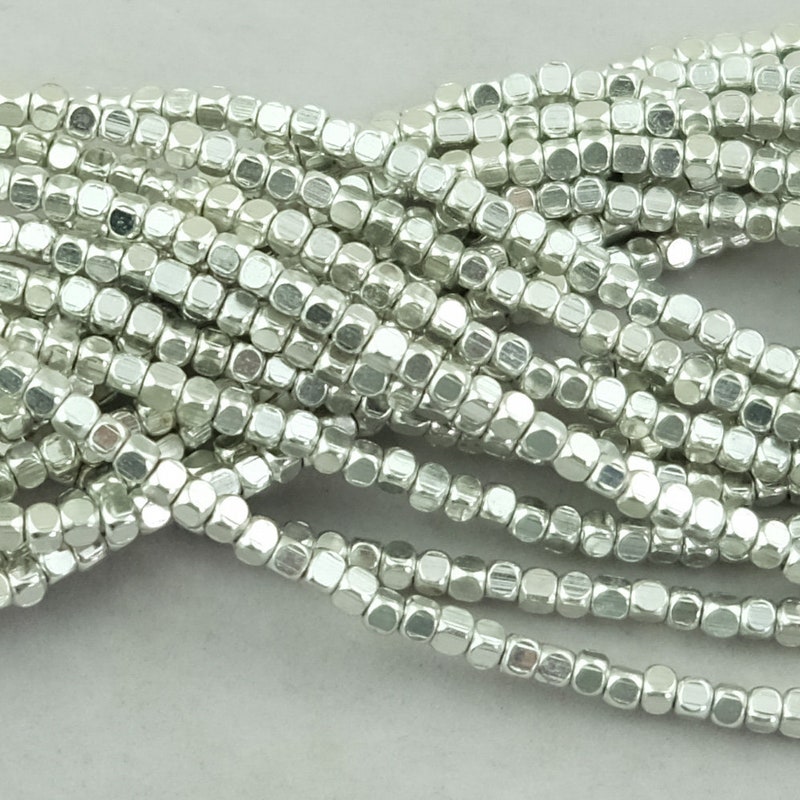 Silver Beads - Etsy