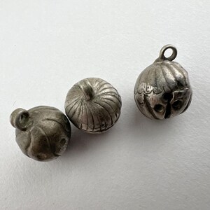 3 Antique Qing Dynasty Chinese Silver Bells Buttons. TB-3994 - Etsy