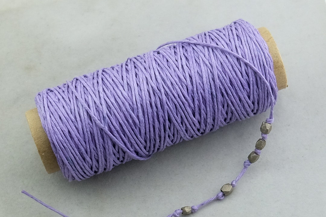 6 Ply French Linen Thread. 100 Yards Spool Polished Linen Thread Cord ...