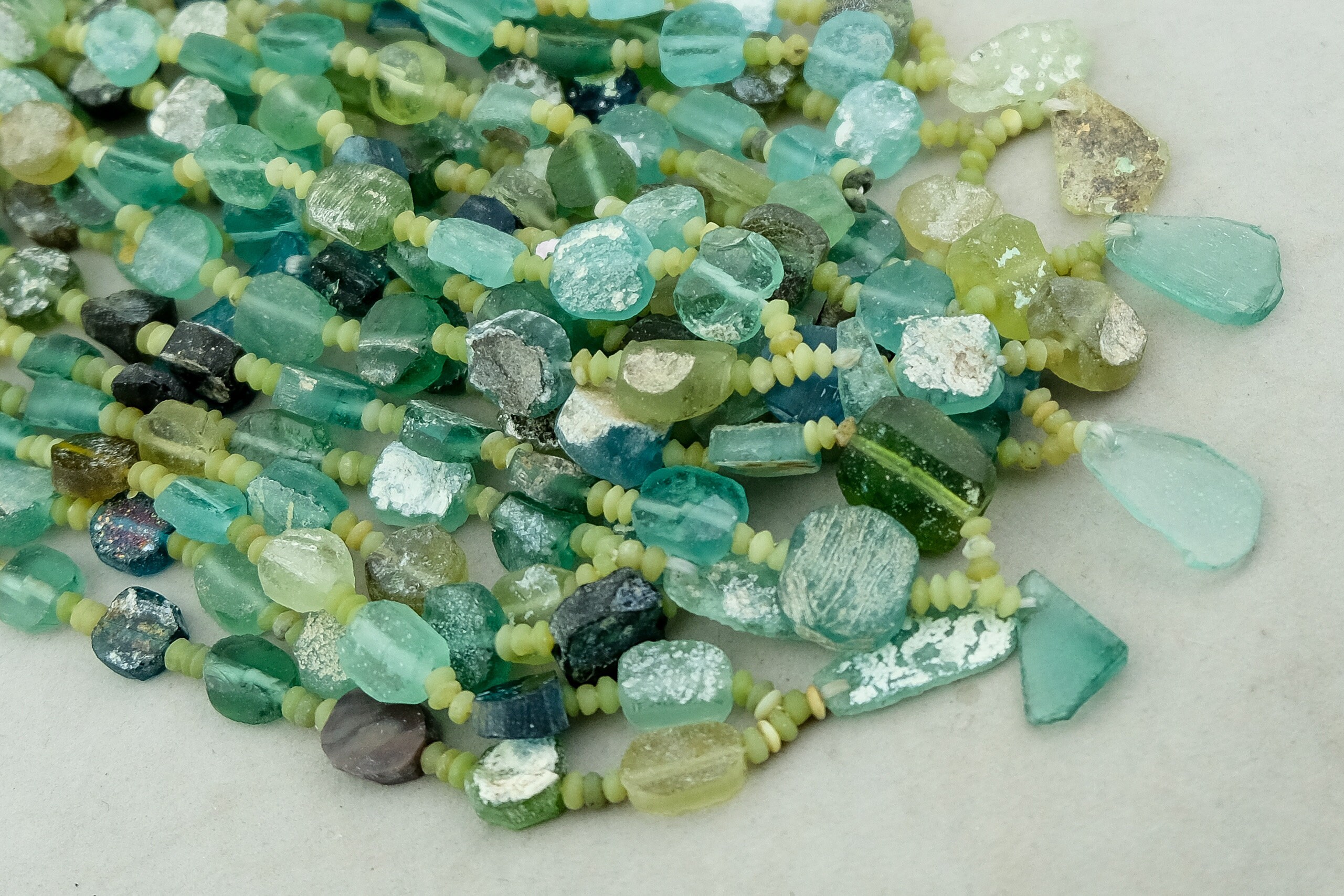 Ancient Roman Glass Coin Graduated Beads. 12mm Ancient Roman - Etsy