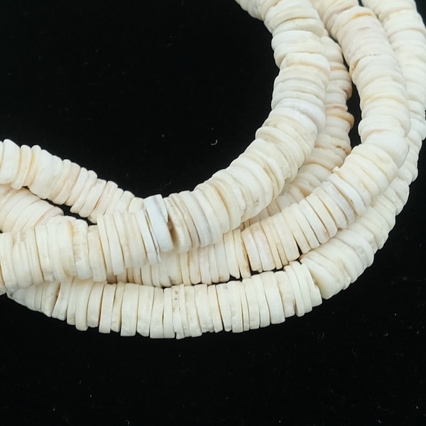 Shell Heishi Beads - Etsy