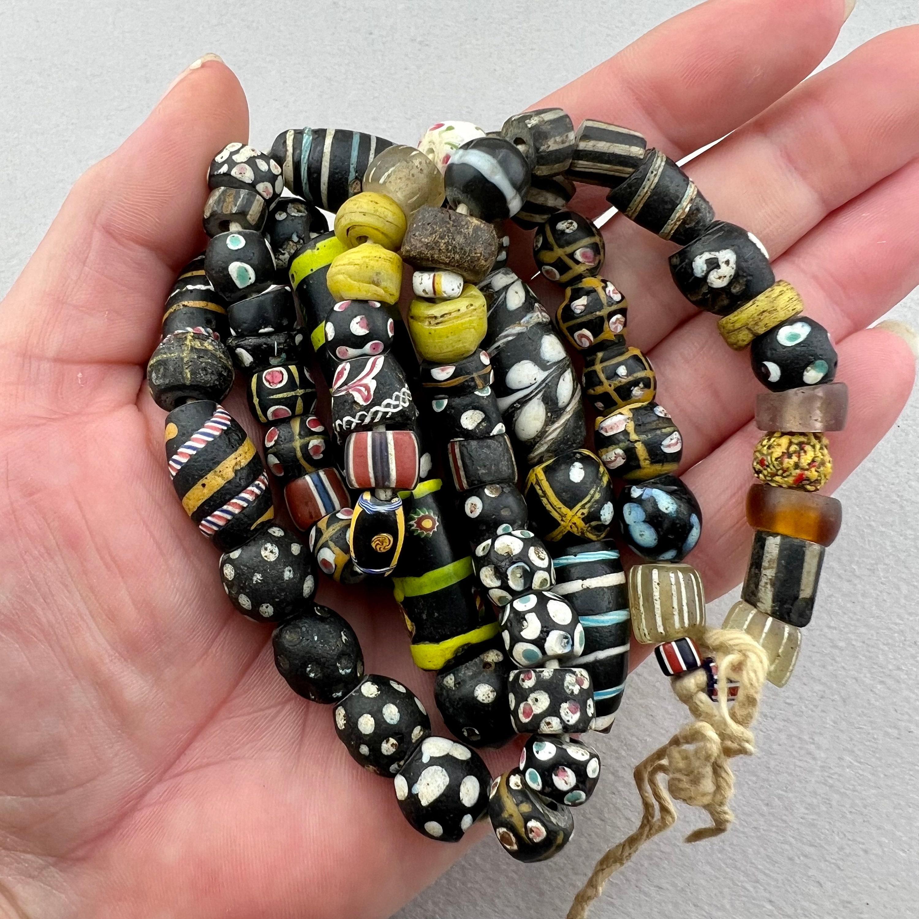 Venetian Mixed Trade Beads. Quality Mix of Vintage African Trade Beads ...