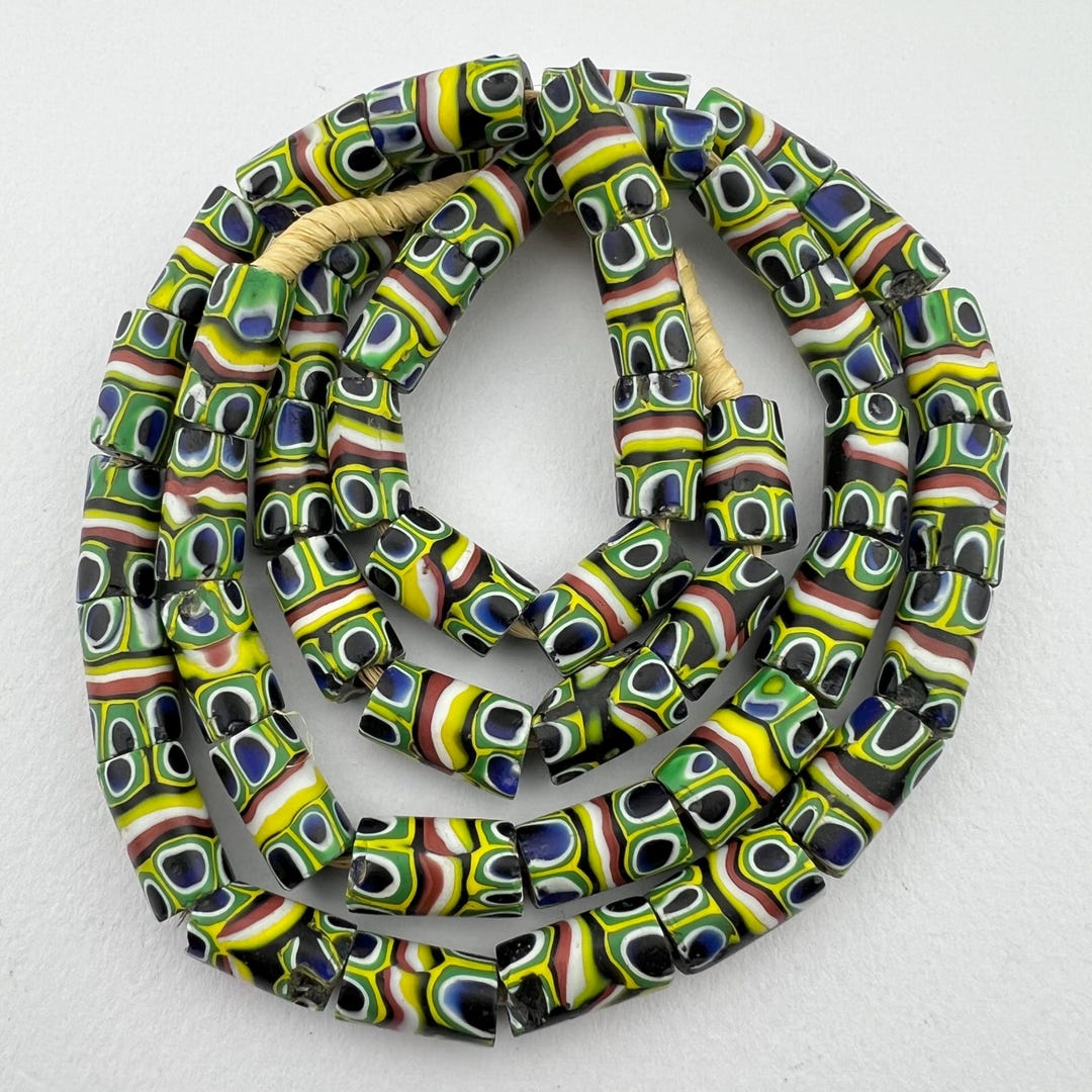 45 Venetian African Trade Beads. Millefiori Beads. TB-4465 - Etsy