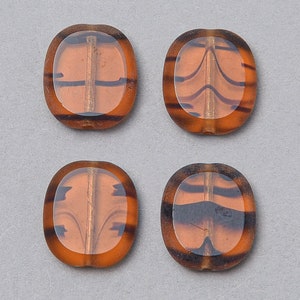 Tortoise Glass Beads - Etsy