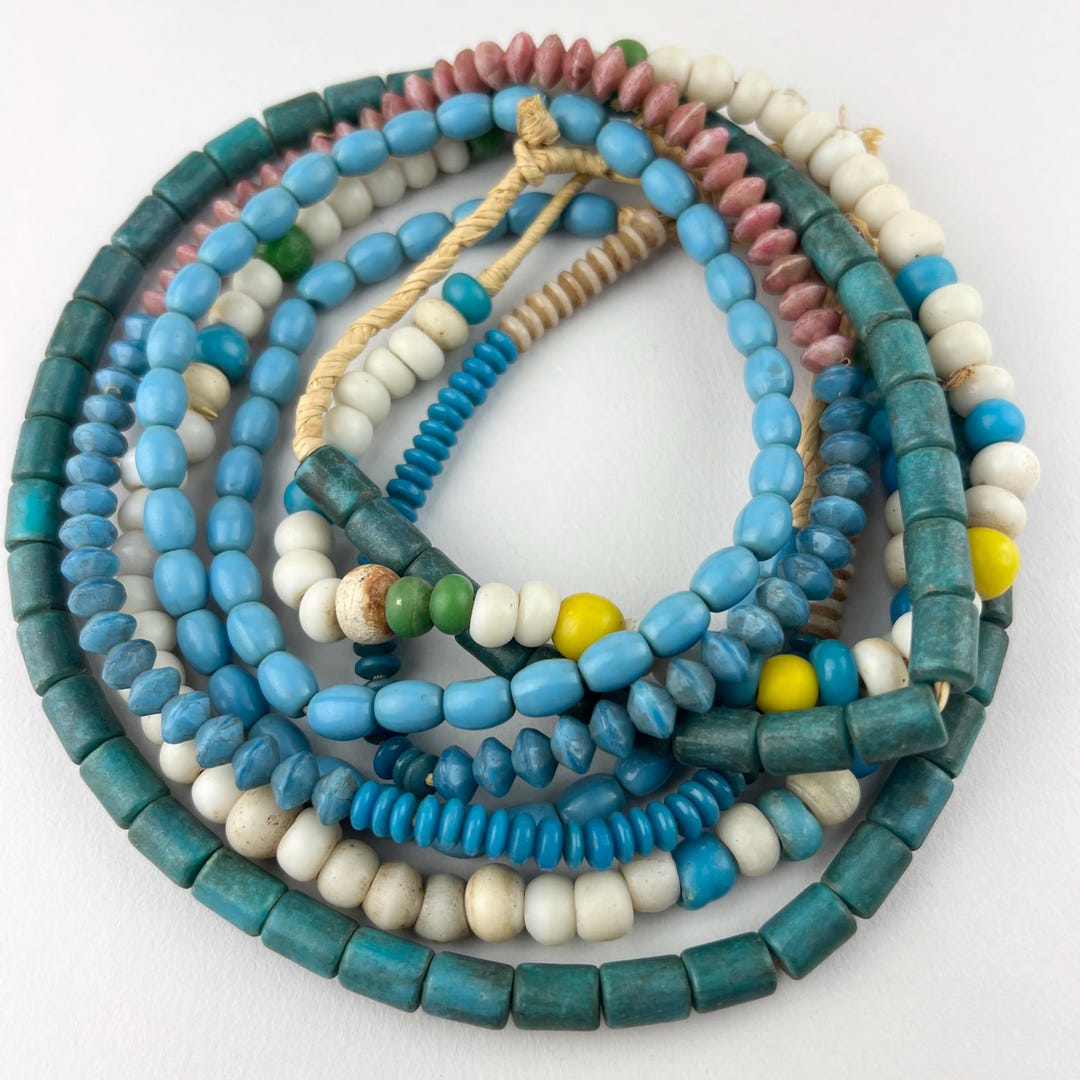 4 Strands Vintage African Trade Beads. TB-4412 - Etsy