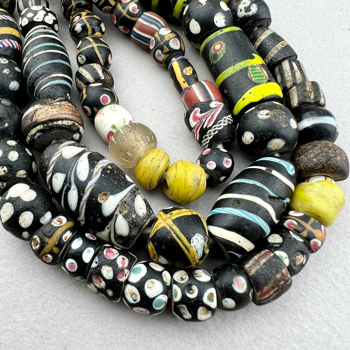 Venetian Mixed Trade Beads. Quality Mix of Vintage African Trade Beads ...