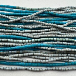 Vintage Fulani African Bead Necklace. 15 Strand Genuine African Trade ...