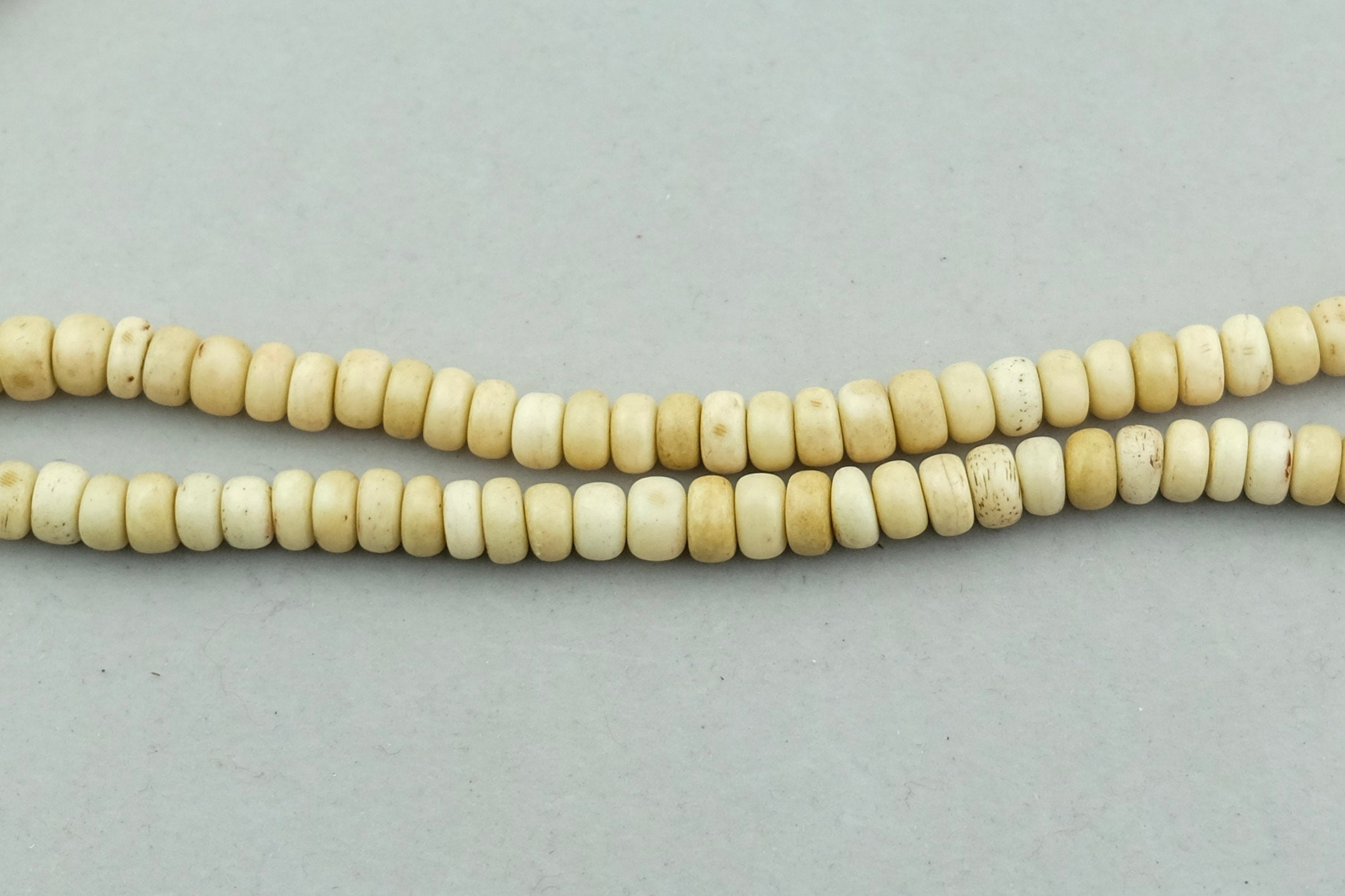 90 Bone Disc Heishi Beads 90 Ethnic 7mm Bone Spacer Beads. - Etsy
